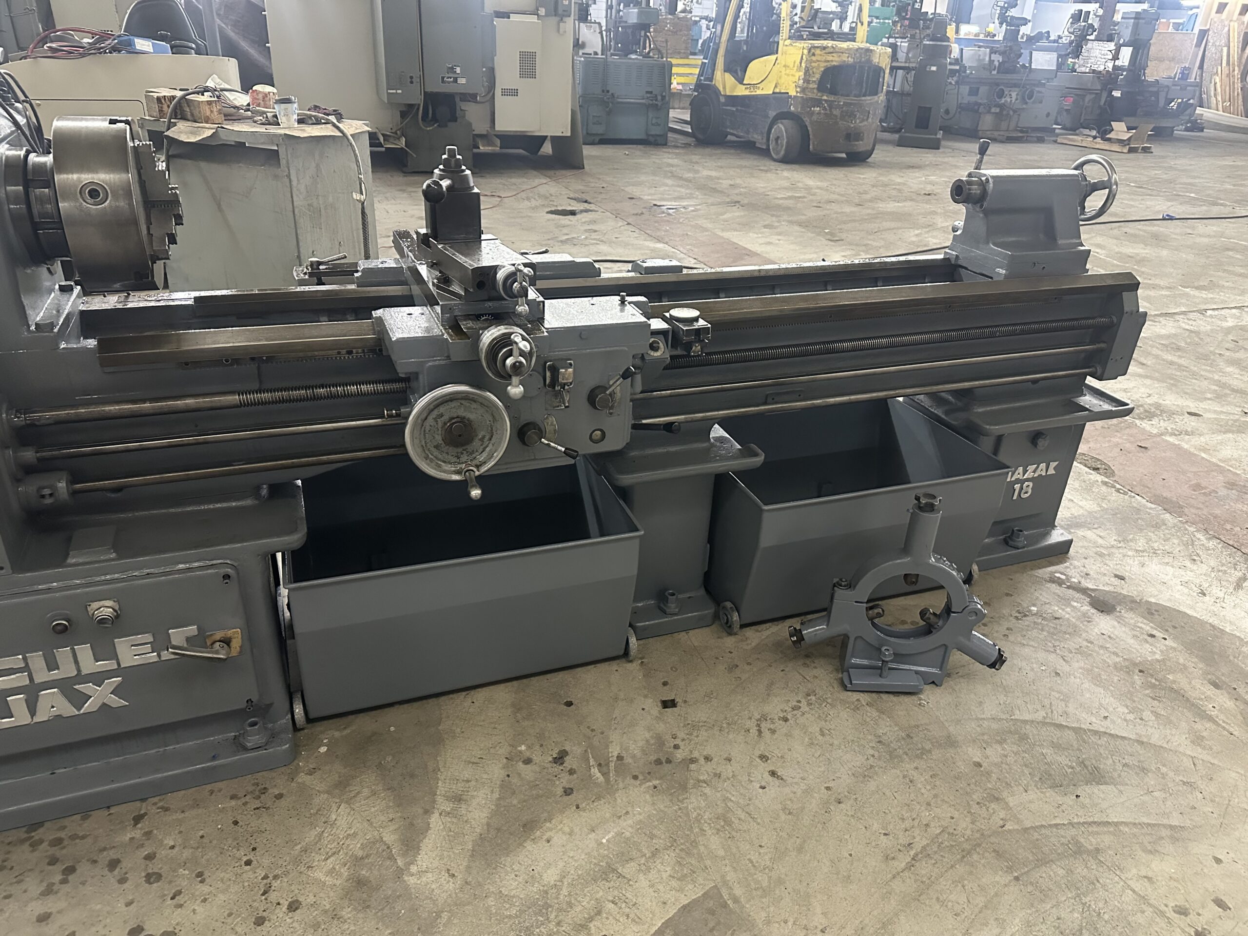 Mazak Hercules Ajax 18 Engine Lathe with Taper attachment & DRO - Hi ...