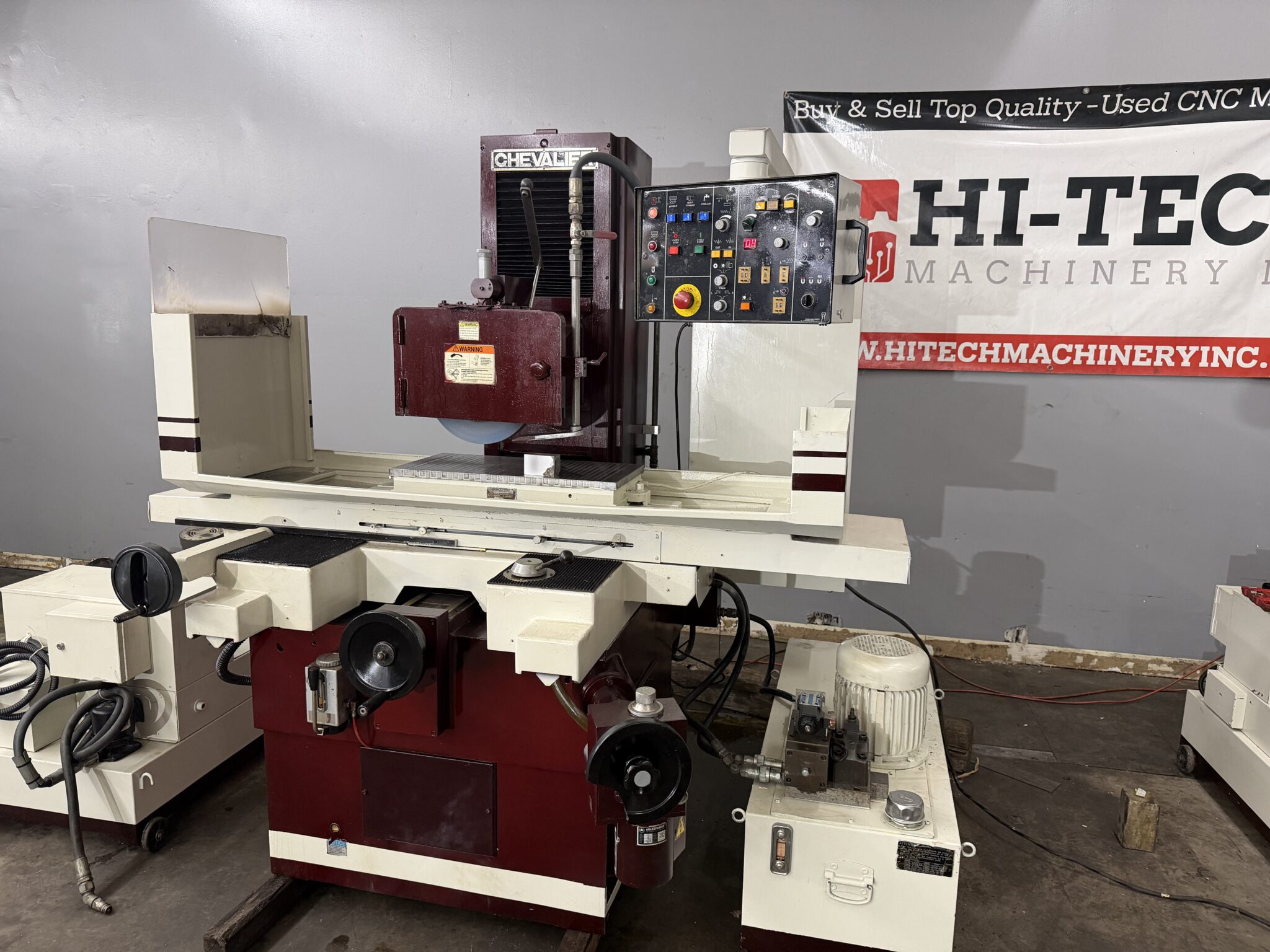 USED CHEVALIER 3-AXIS HIGH COLUMN AUTOMATIC HYDRAULIC HORIZONTAL ...